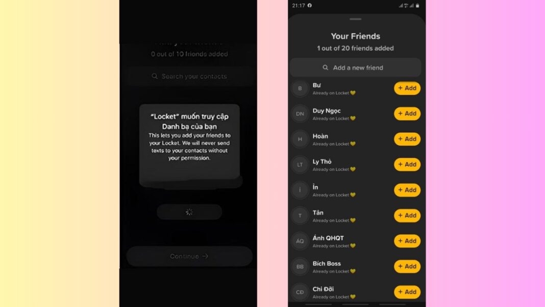 Cách dùng Locket Widget trên điện thoại và máy tính