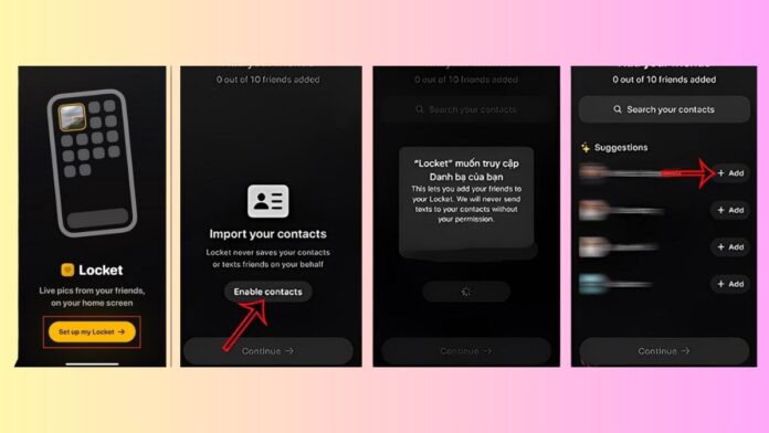 Cách dùng Locket Widget trên điện thoại và máy tính
