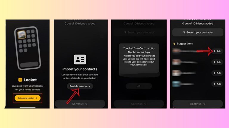 Cách dùng Locket Widget trên điện thoại và máy tính
